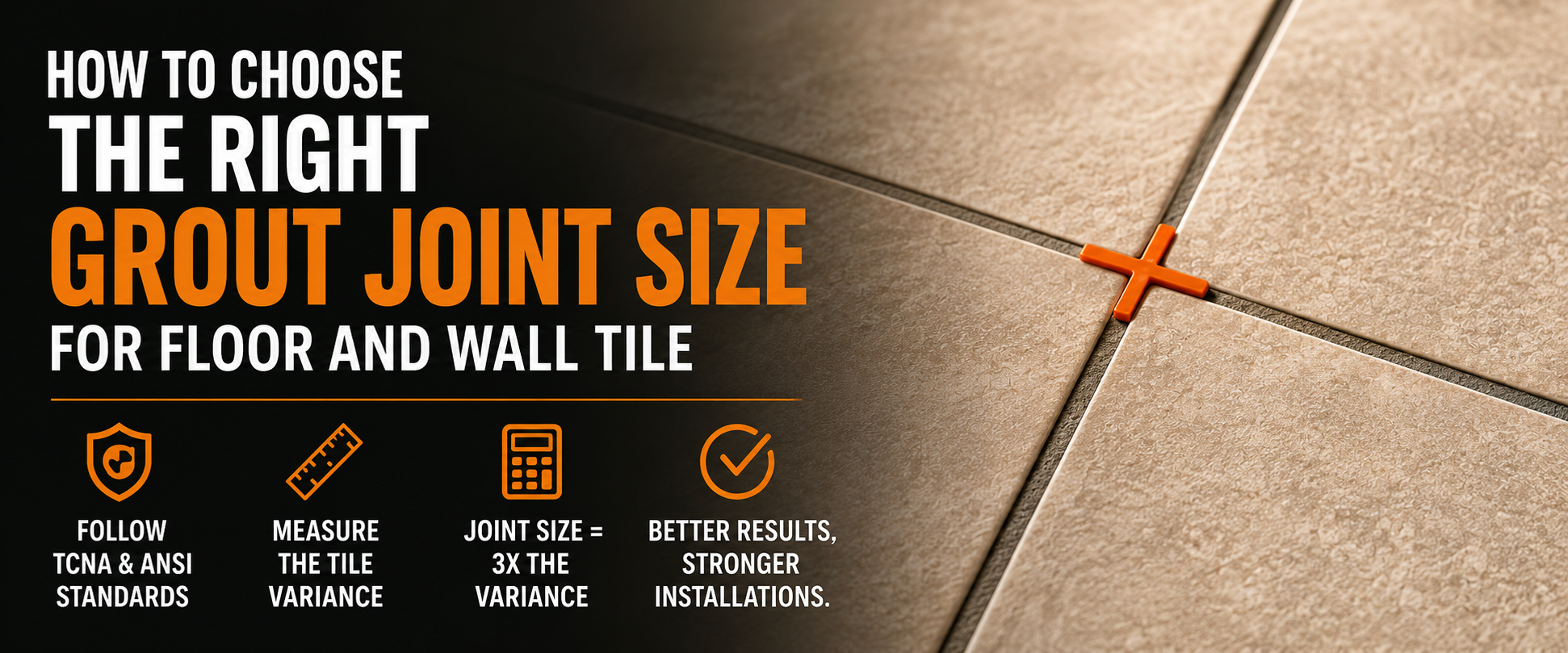 Grout Joint Size Guide for Floor and Wall Tile