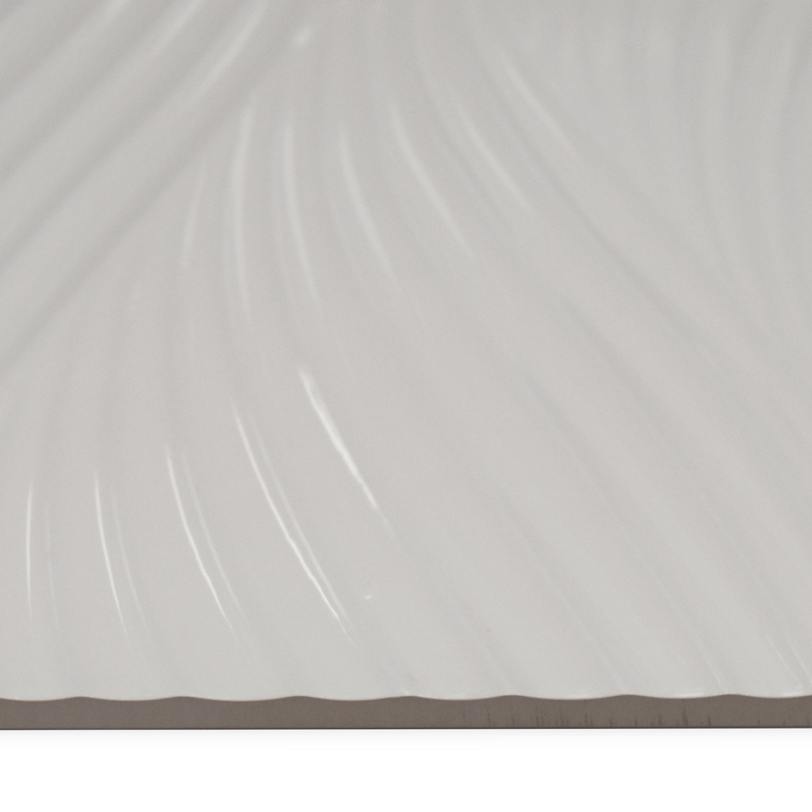 12x36 Donna Wave Decor White Glazed Ceramic Wall Tile