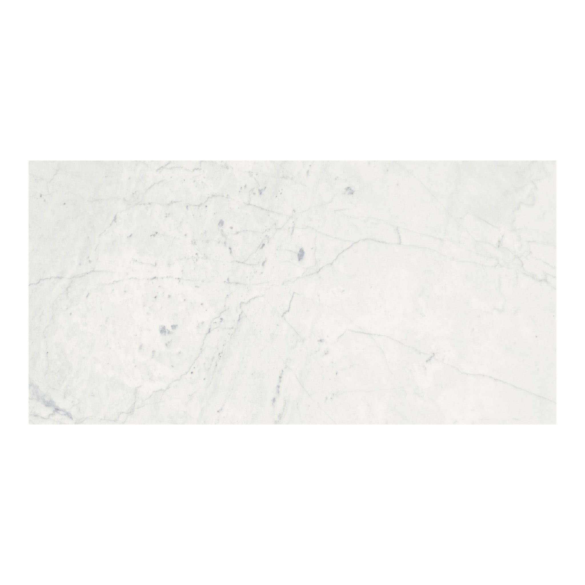 18x36 Eternity White Honed Marble Tile