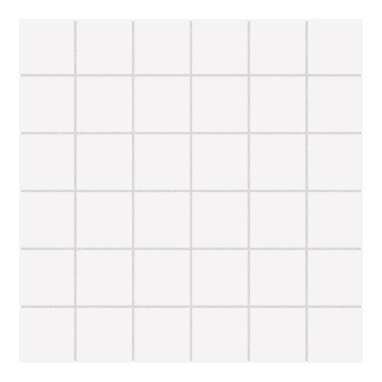 2x2 Solid Super White Matte Porcelain Mosaic