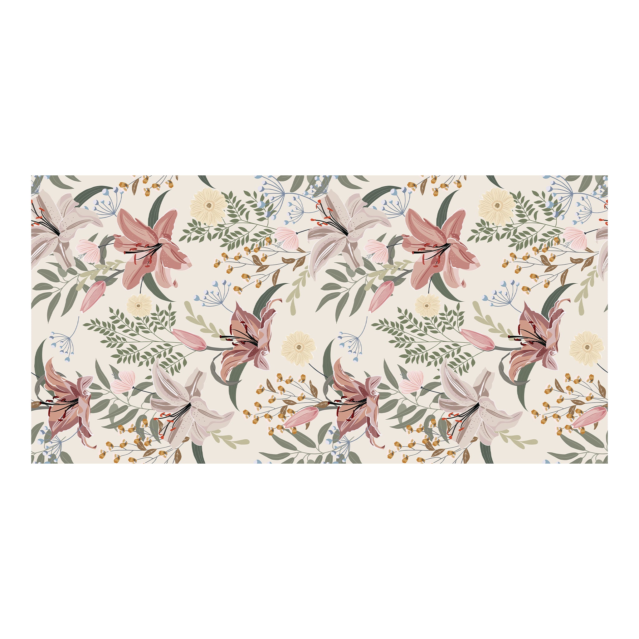 24x48 Lily Fun Light Decor Glazed Porcelain Tile
