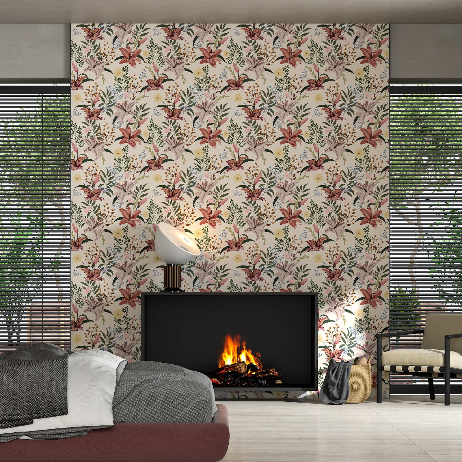 24x48 Lily Fun Light Decor Glazed Porcelain Tile