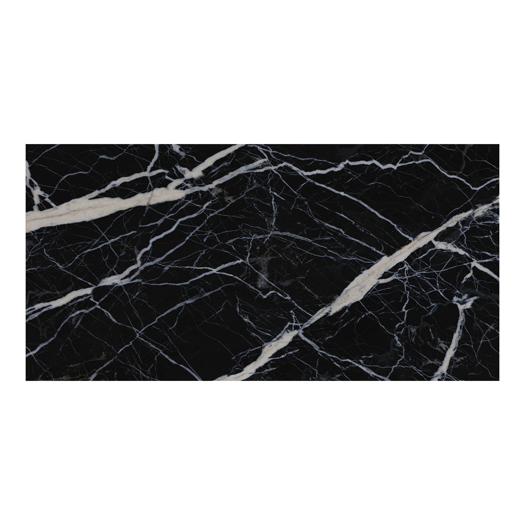 30x60 Gucci Black Polished Porcelain Slab Final Sale