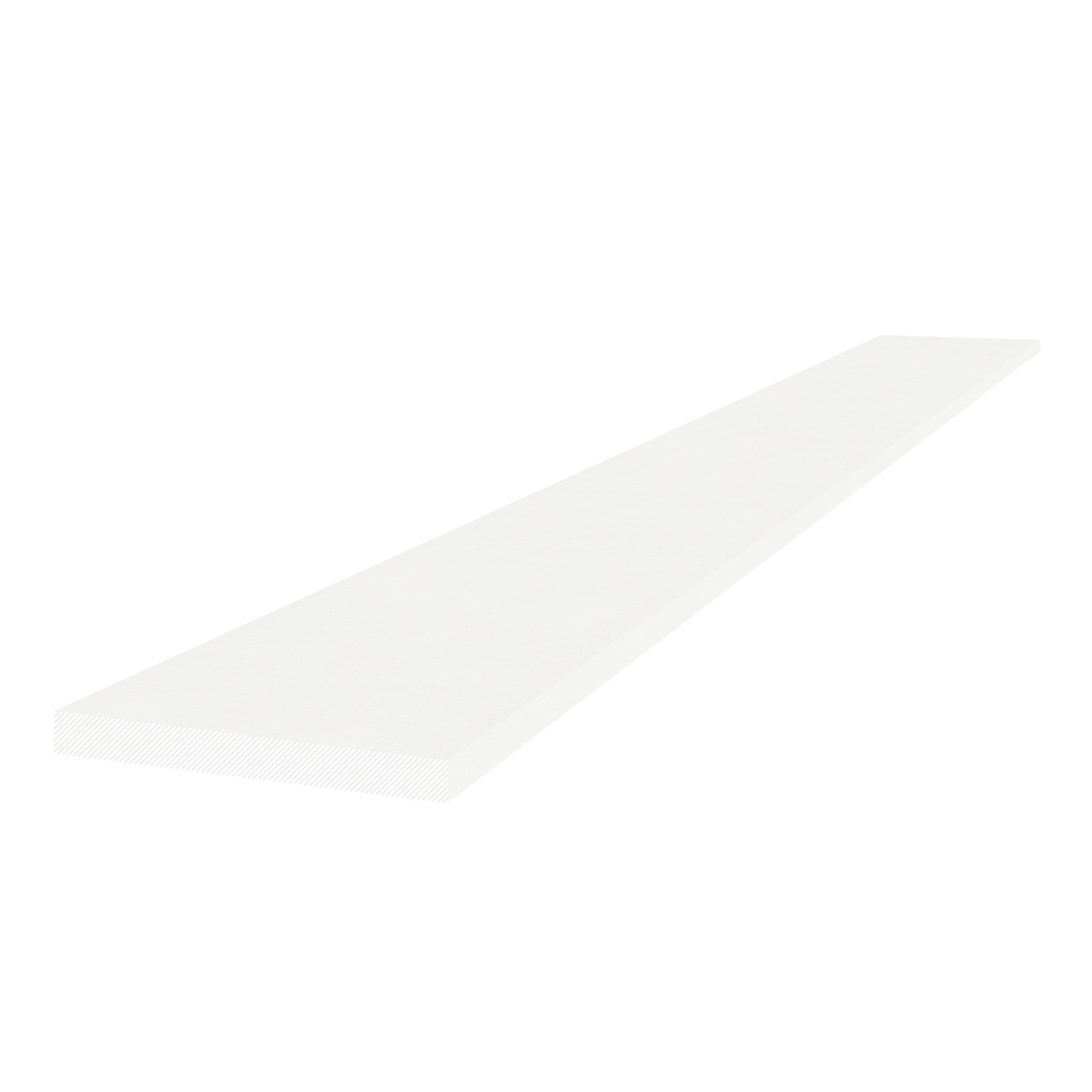3.5x36 Marmiline Snow Polished Engineered Stone Niche Sill