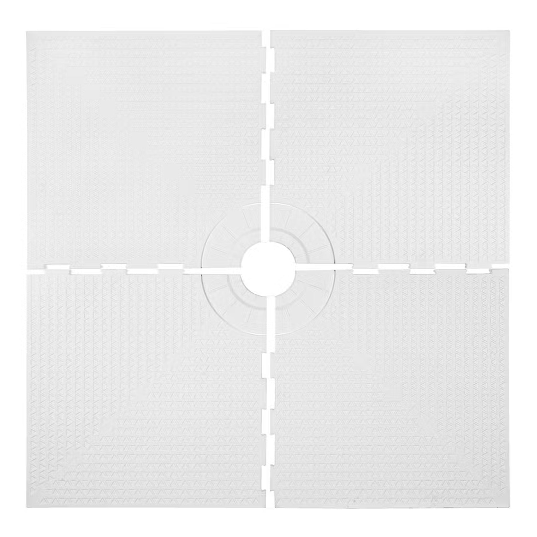 48x48 Prova - Prefabricated Sloped Pan, Center Drain