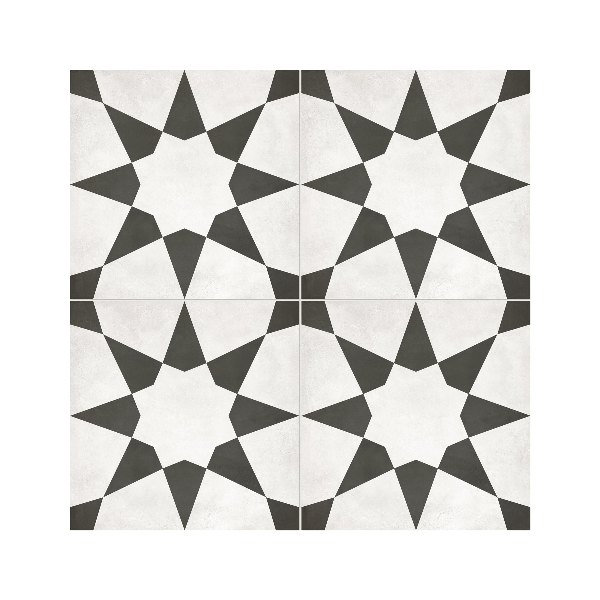 8x8 Format Stellar Monochrome Porcelain Matte Tile