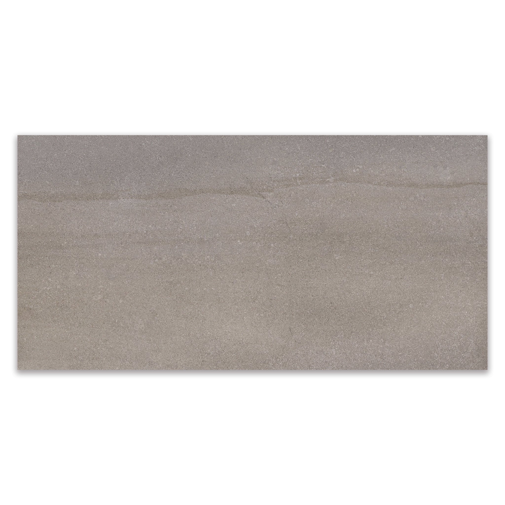 12x24 Northernlite Light Grey Porcelain Matte Tile