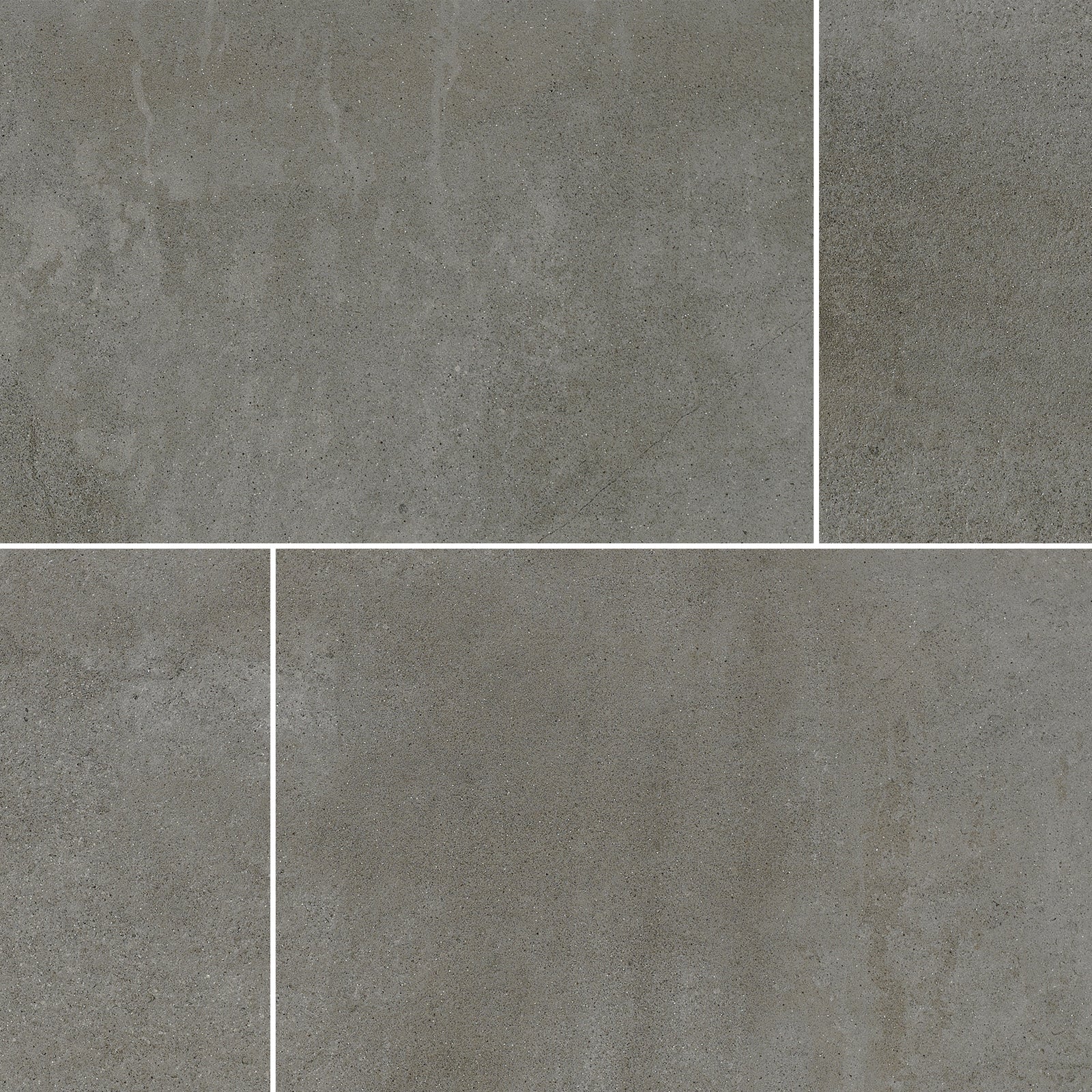 12x24 Cinder Grey Cement Look Matte PorcelainTile
